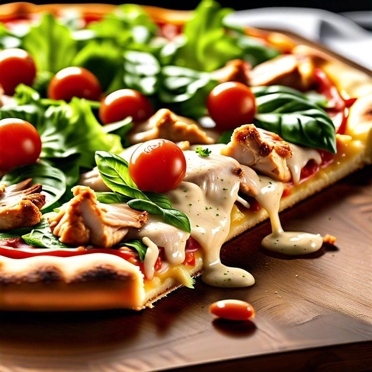 Chicken Caesar Pizza: A Flavor Fiesta in Every Slice